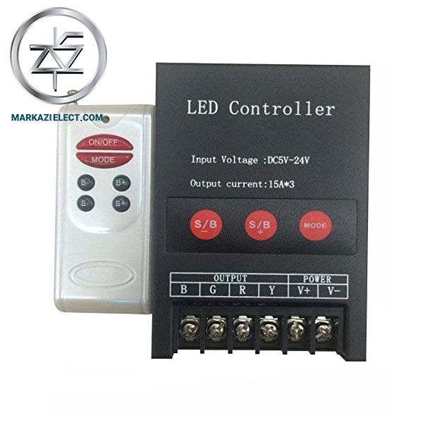 درايور جعبه دار LED DRIVER RGB 12VC-45A-RF - فروشگاه الکترونیک مرکزی