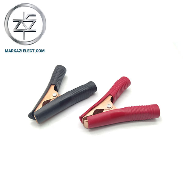 گیره سوسماری بزرگ سر باتری فروشگاه الکترونیک مرکزی